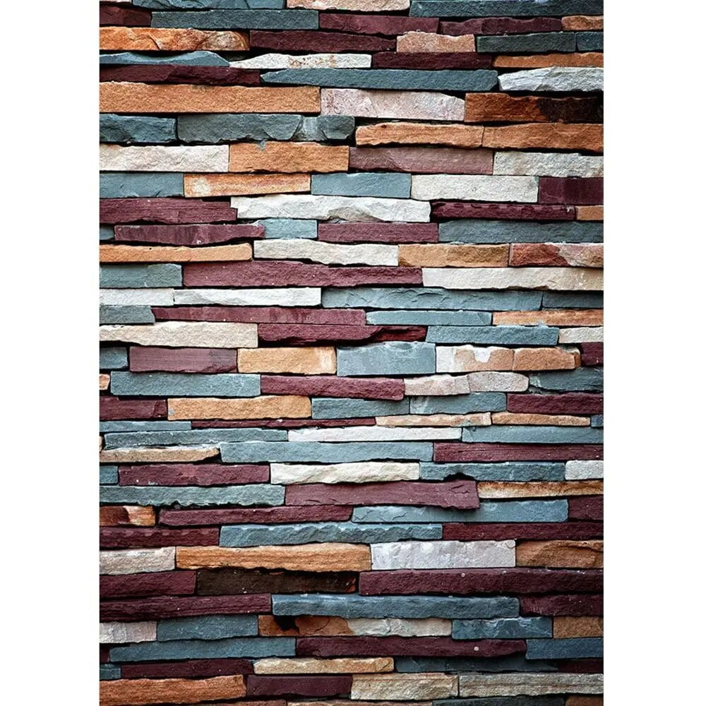 Colour Rock Brick Wall Birthday Party Backdrop r Baby Shower Children ...