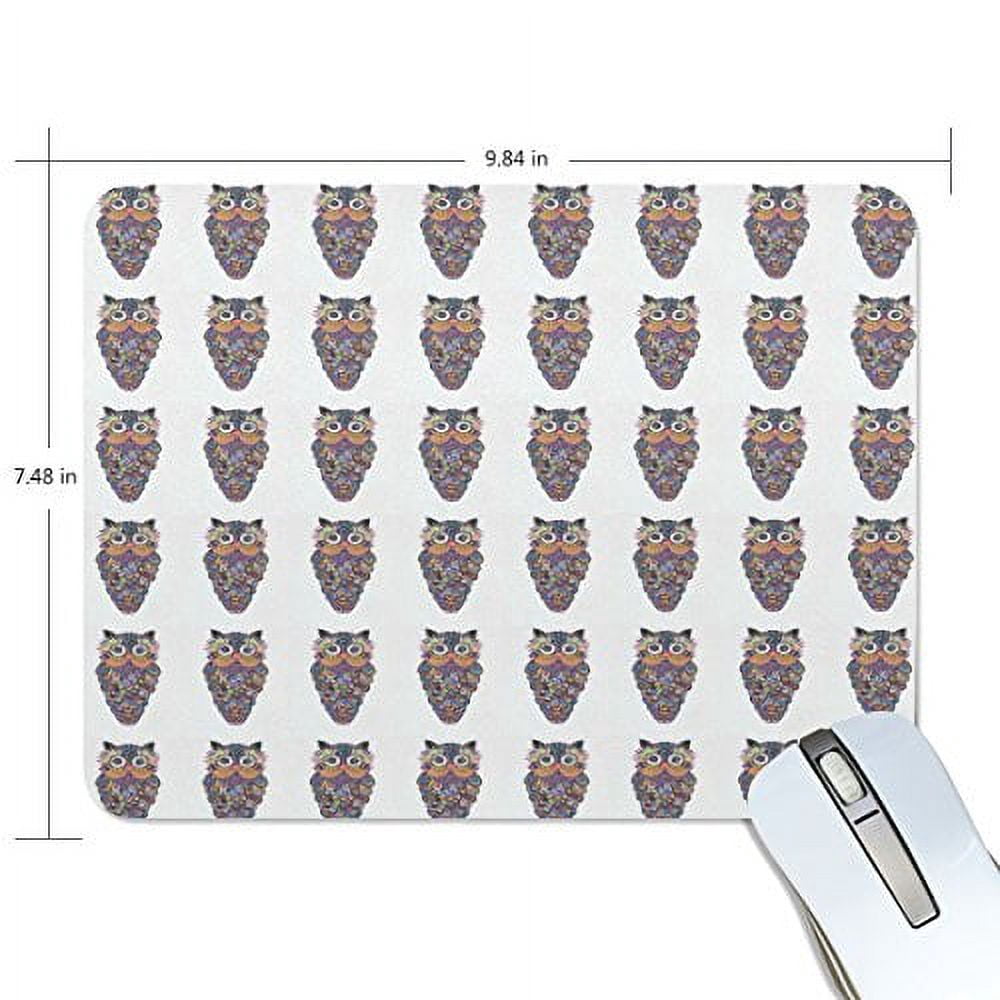 Colour The Owl Tle Mouse pads Gaming Mouse Pad 9.84x7.87 inches ...