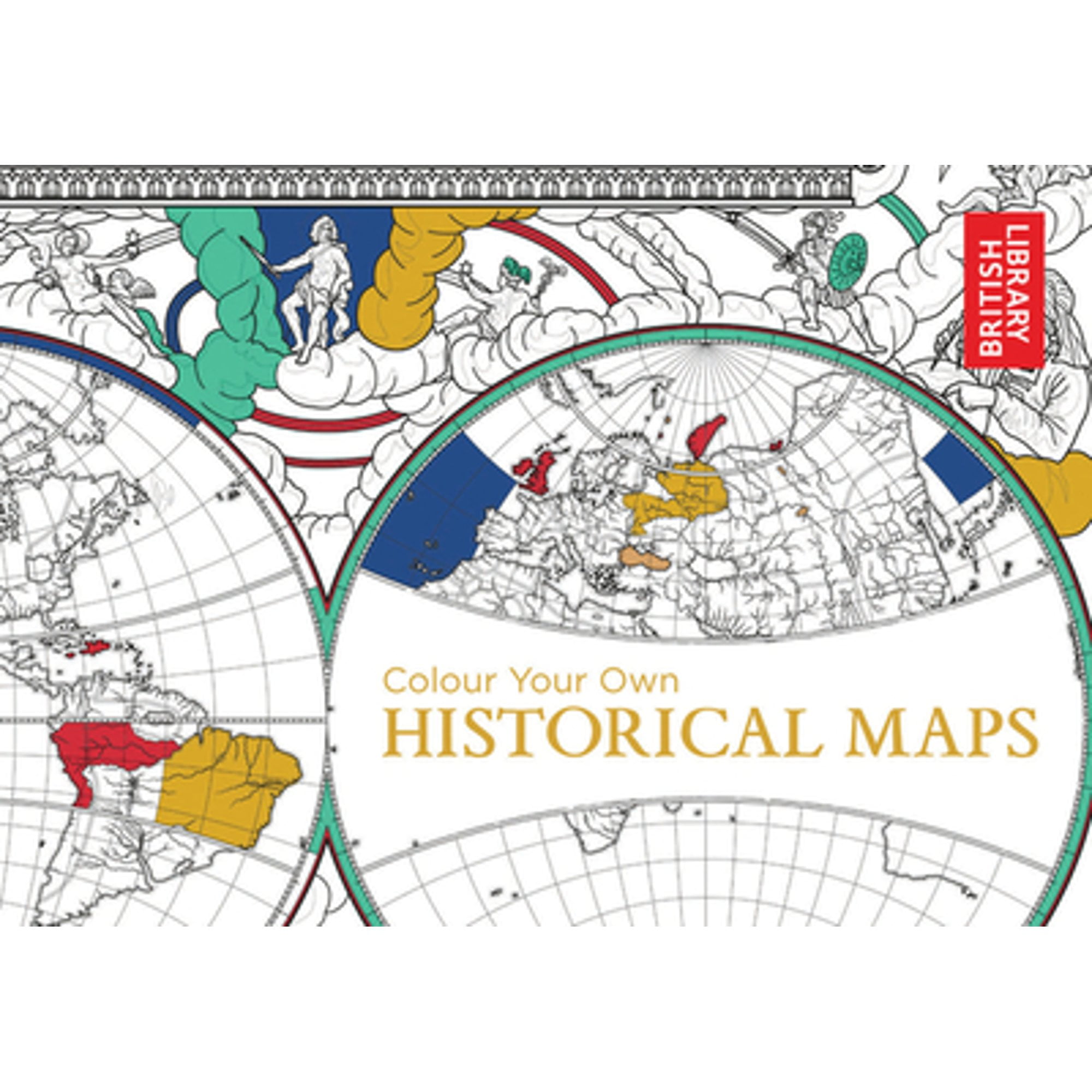 Pre-Owned Colour Your Own Historical Maps (Paperback) by British ...