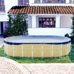 NUOLUX 8-foot Diameter Round Easy Set Pool Cover for Frame Pools ...