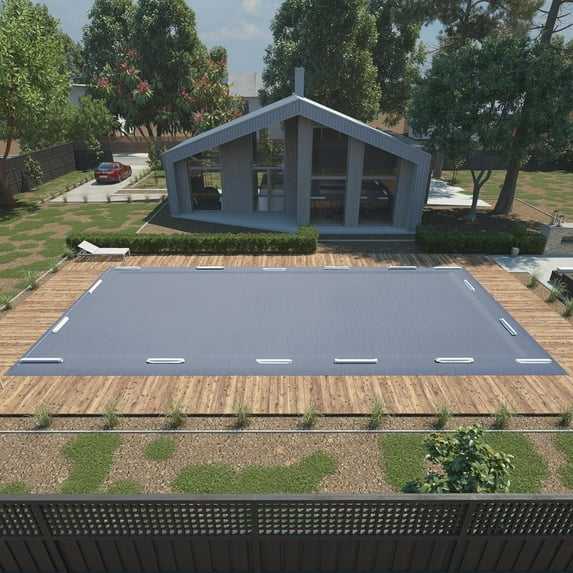 ColourTree 17’ x 22' Rectangle Winter Swimming Pool Cover Waterproof ...