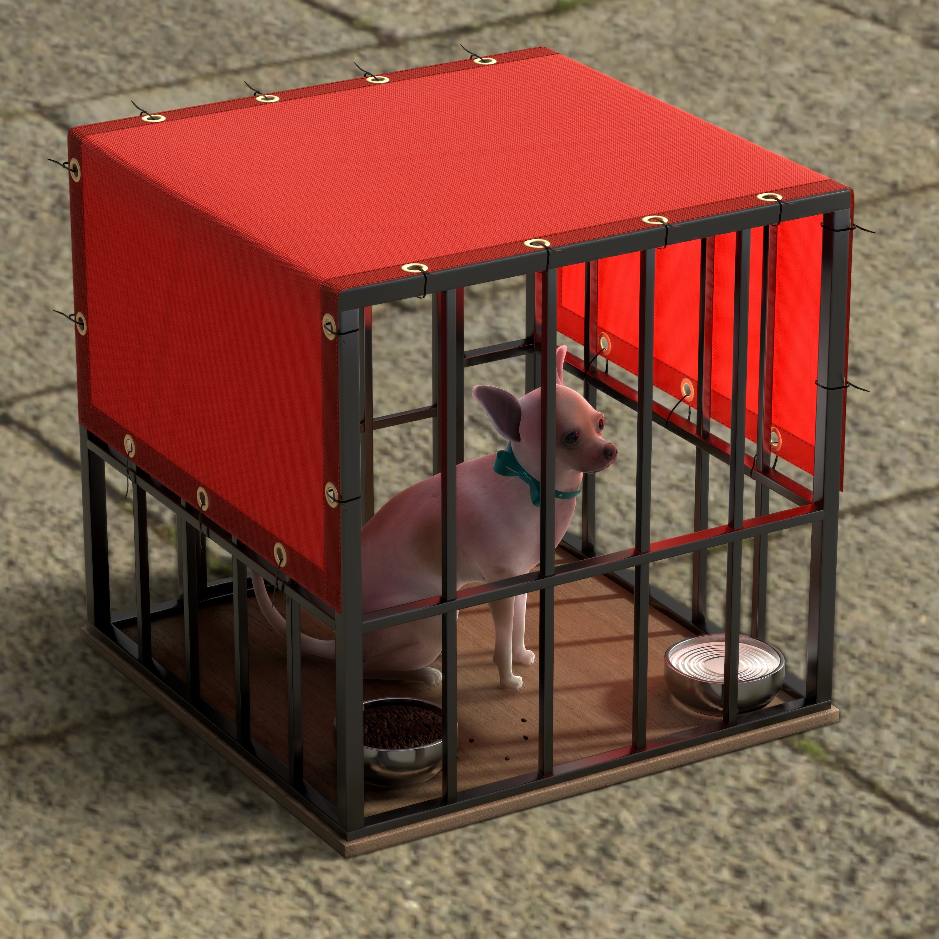 ColourTree 90% Sunblock Fabric 8x14' Red Custom Size Waterproof Shade ...