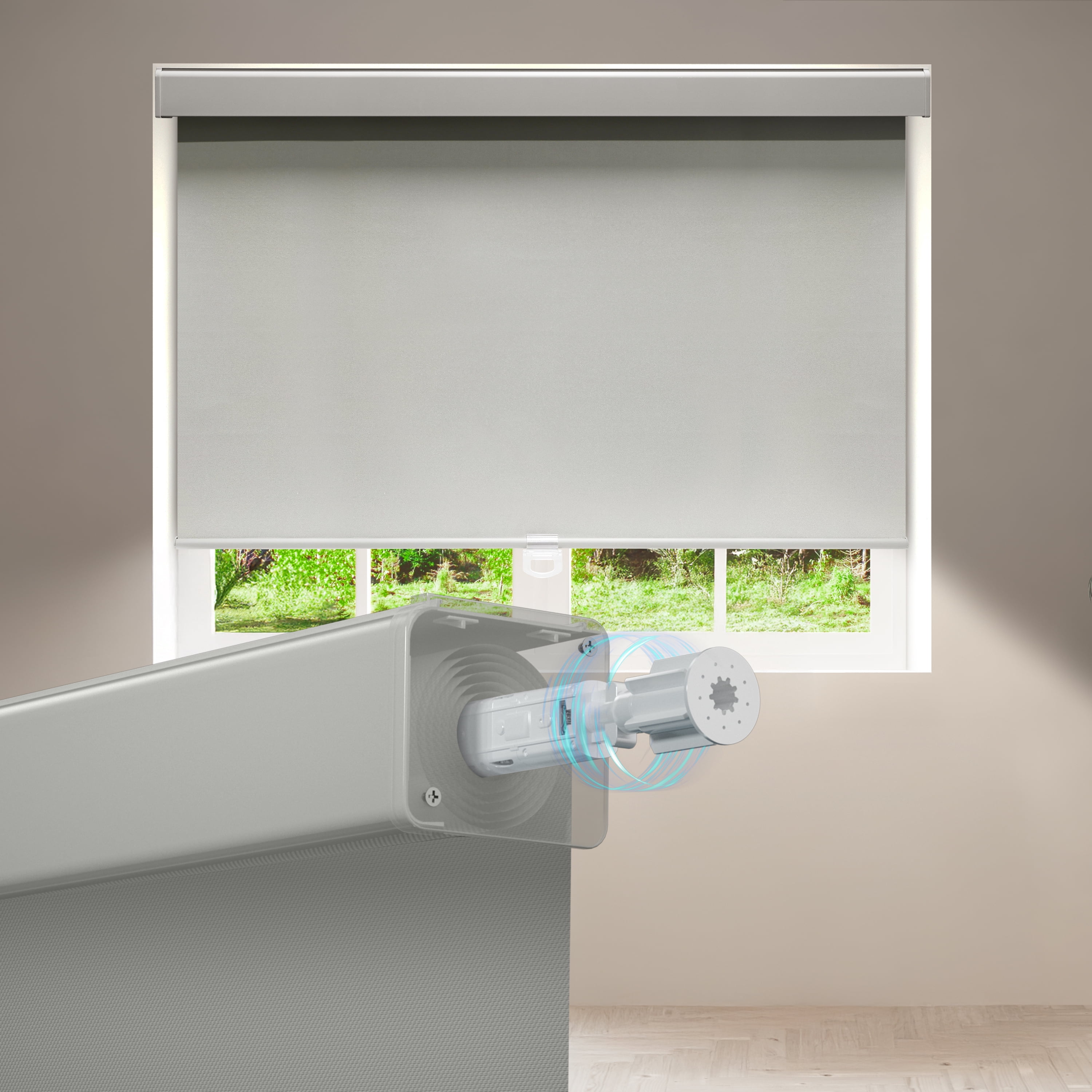 ColourTree Customized Blackout Blinds Free-Stop Cordless Roller Shades ...