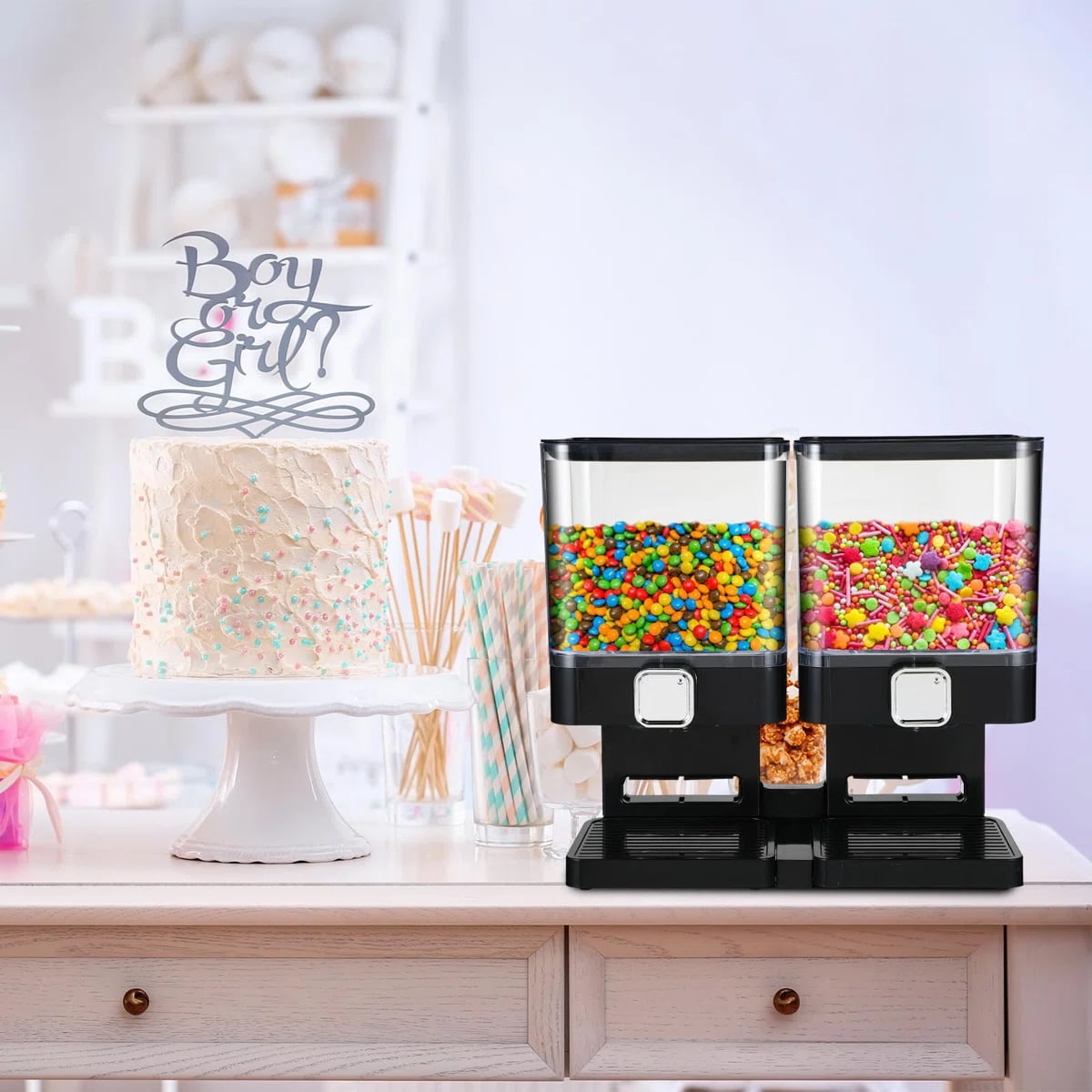 ColourTree Dry Food Cereal Dispenser Box Container - Walmart.com