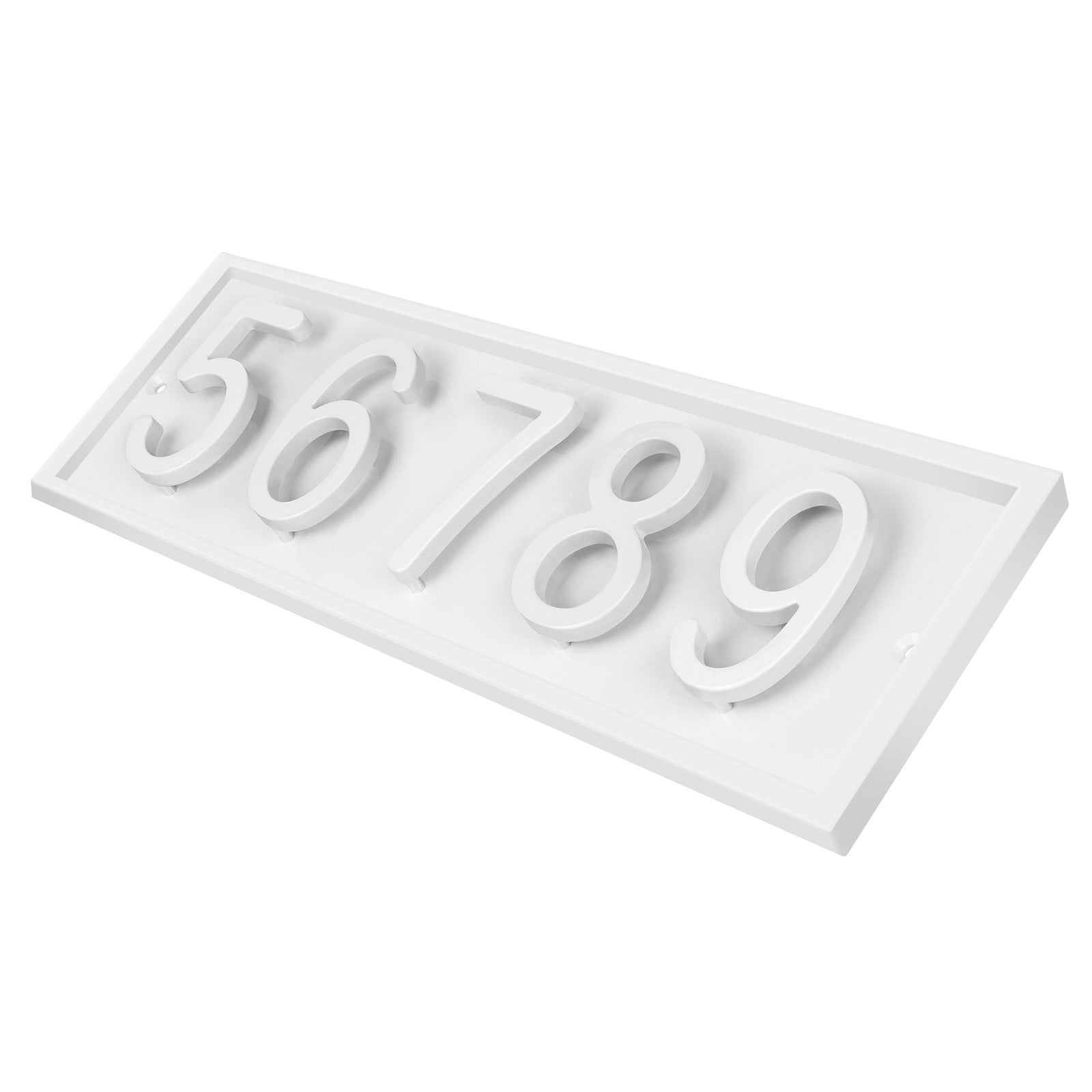 ColourTree Floating House Numbers Sign, Personalized Vertical or ...