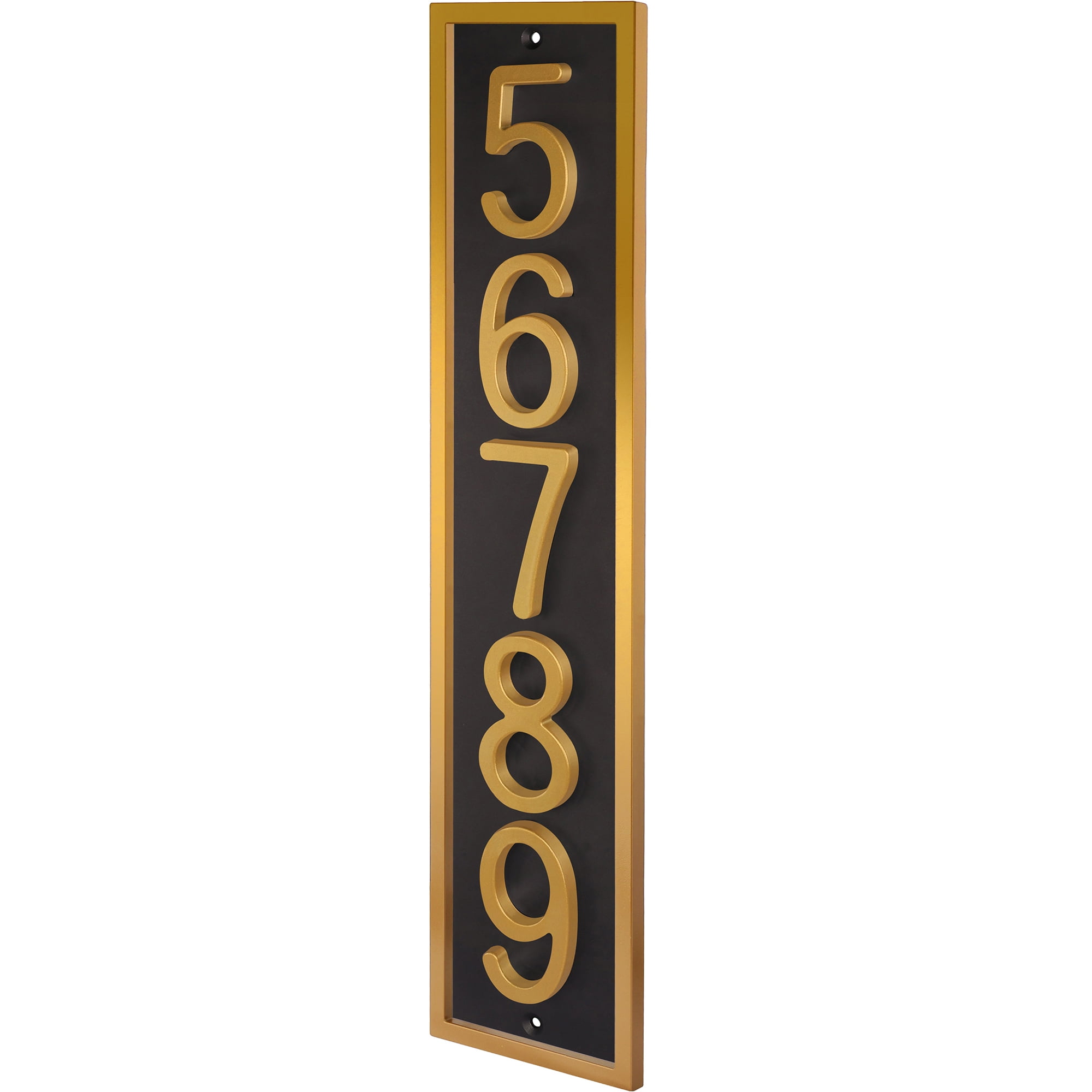 ColourTree Flush Mount House Numbers Sign, Personalized Vertical or ...
