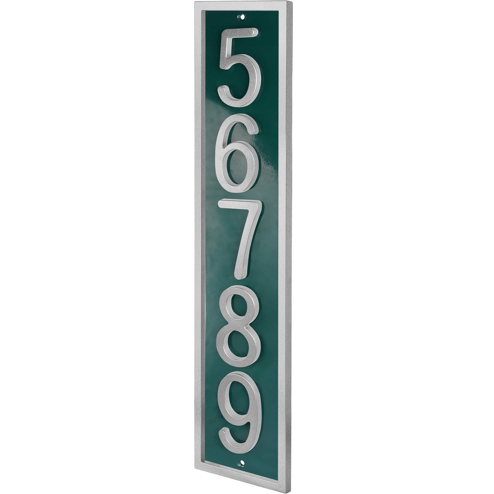ColourTree Flush Mount House Numbers Sign, Personalized Vertical or ...