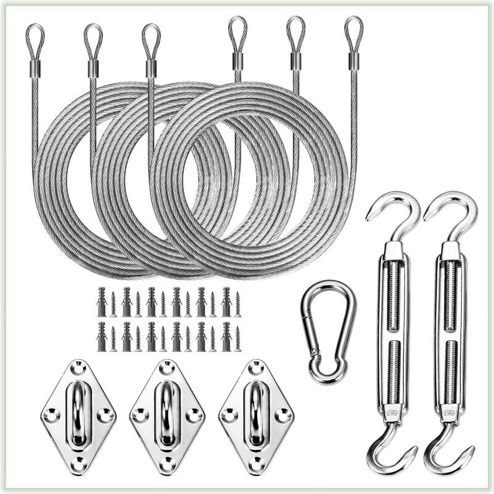 Colour Tree Hardware Kit Set for Triangle Sun Shade Sails, Easy ...