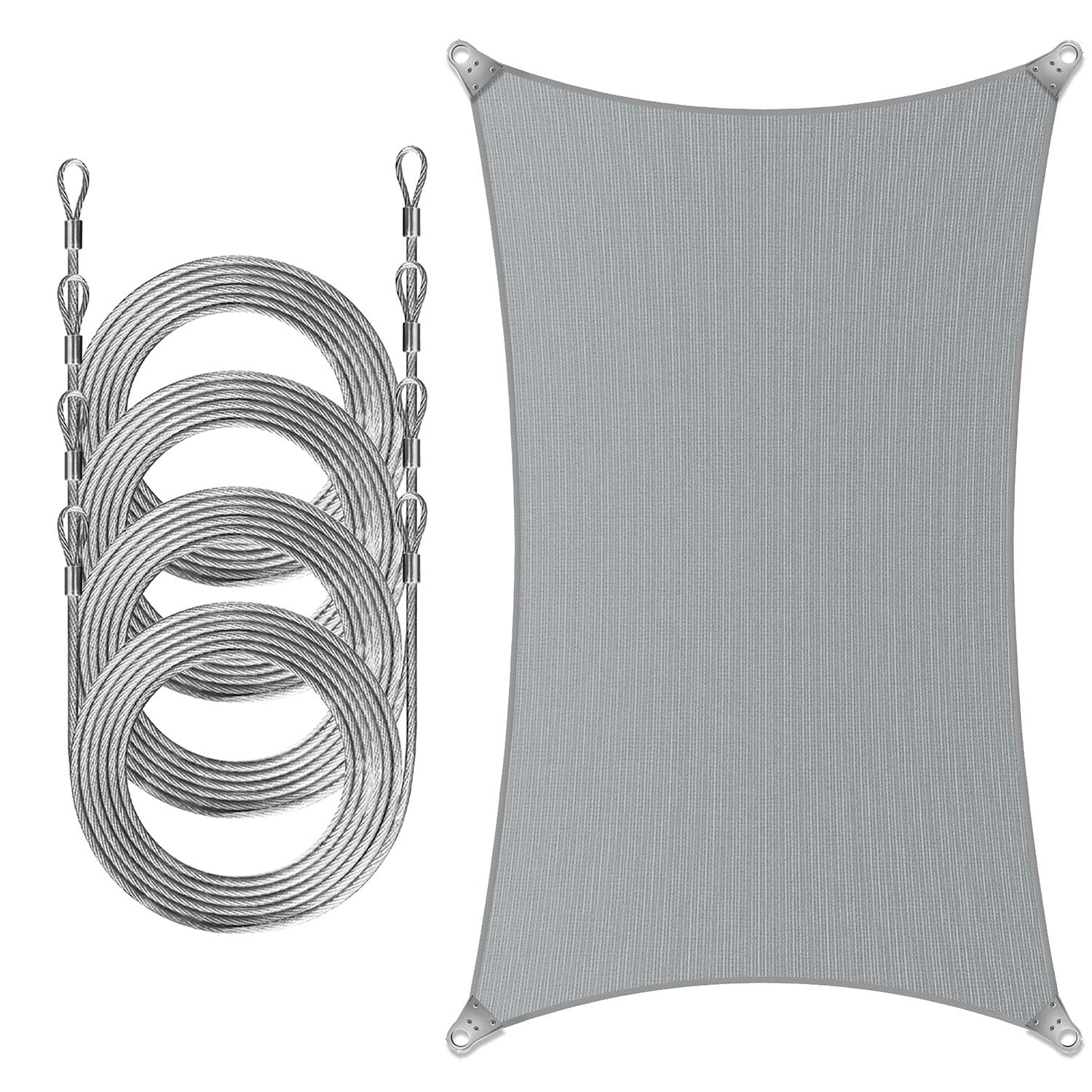 ColourTree Rectangle Super Ring Sun Shade Sail Canopy Awning Shades ...