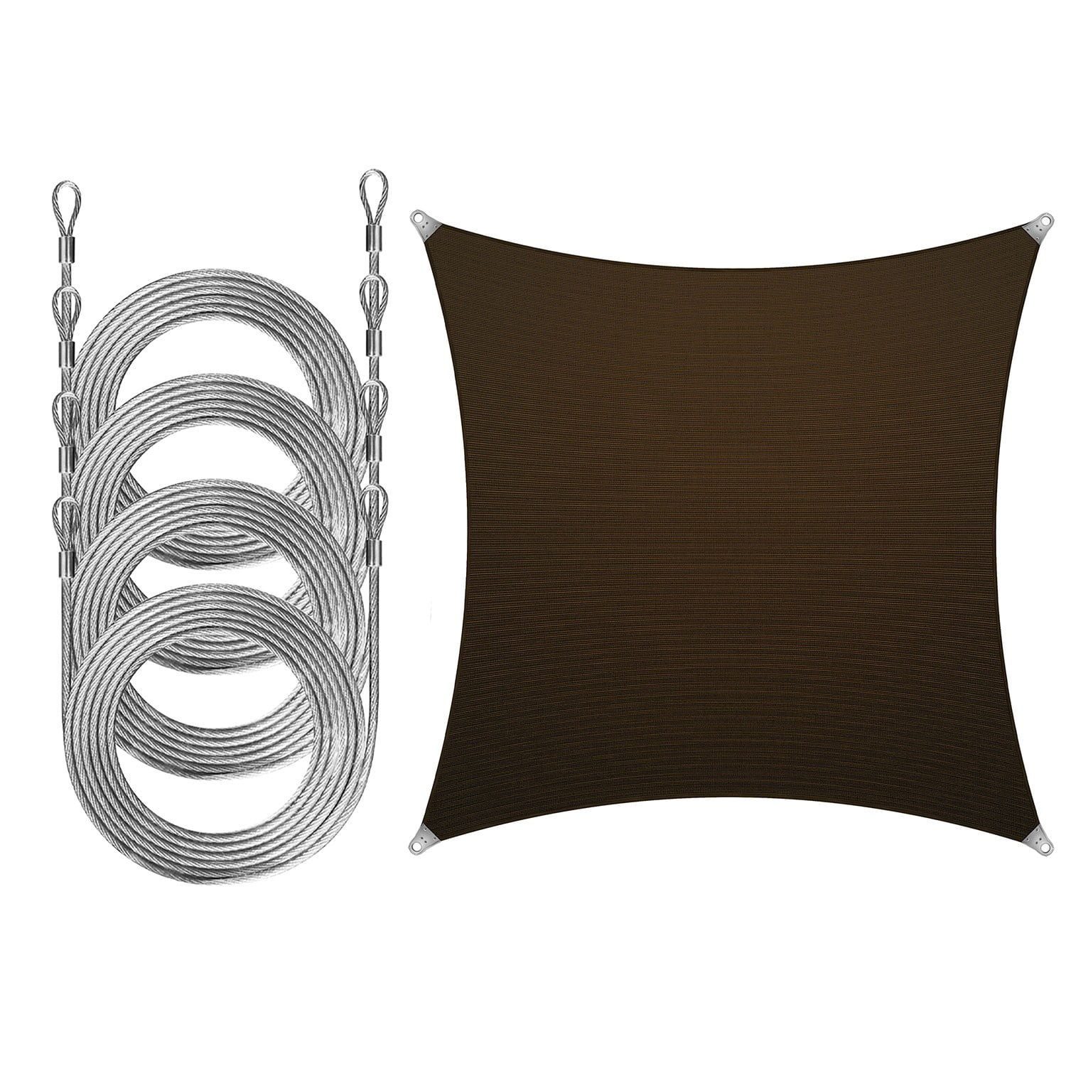 ColourTree Rectangle Super Ring Sun Shade Sail Canopy Awning Shades ...