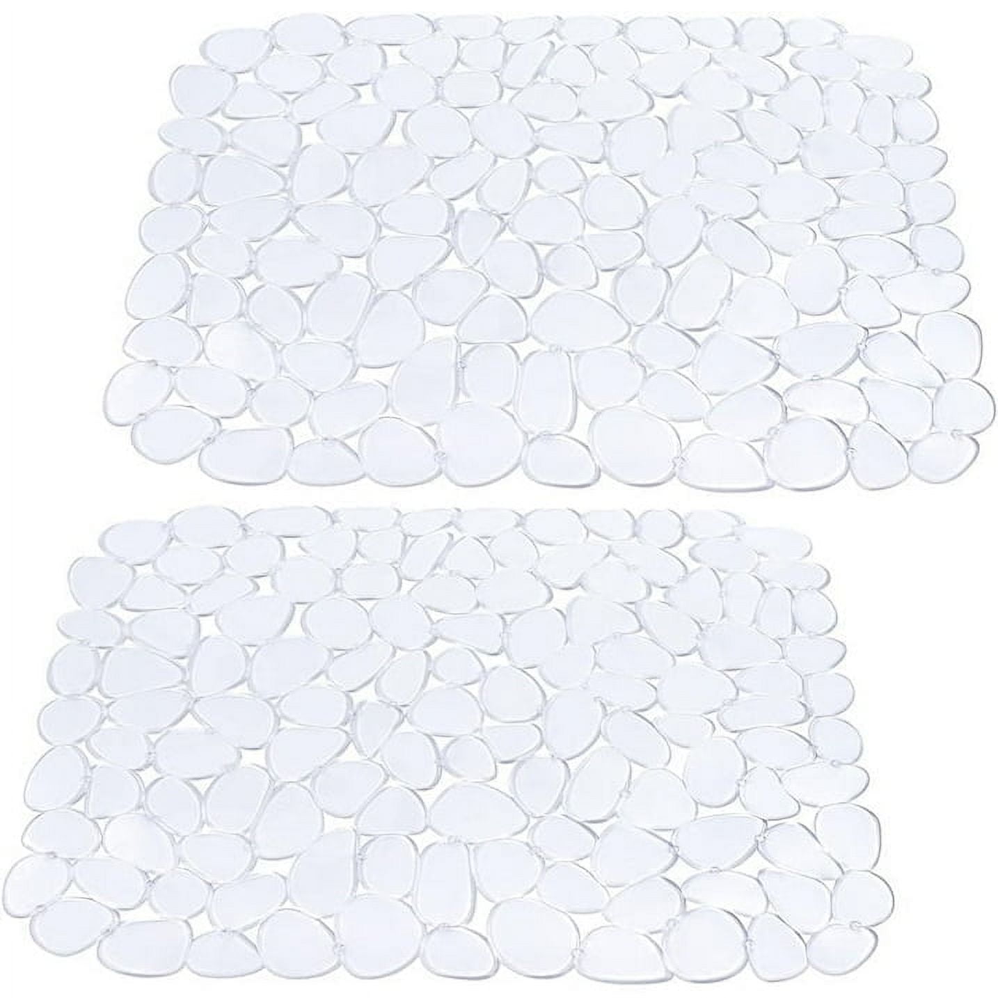 ColourTree Transparent Pebble Sink Mats for Stainless Steel Sink, PVC ...