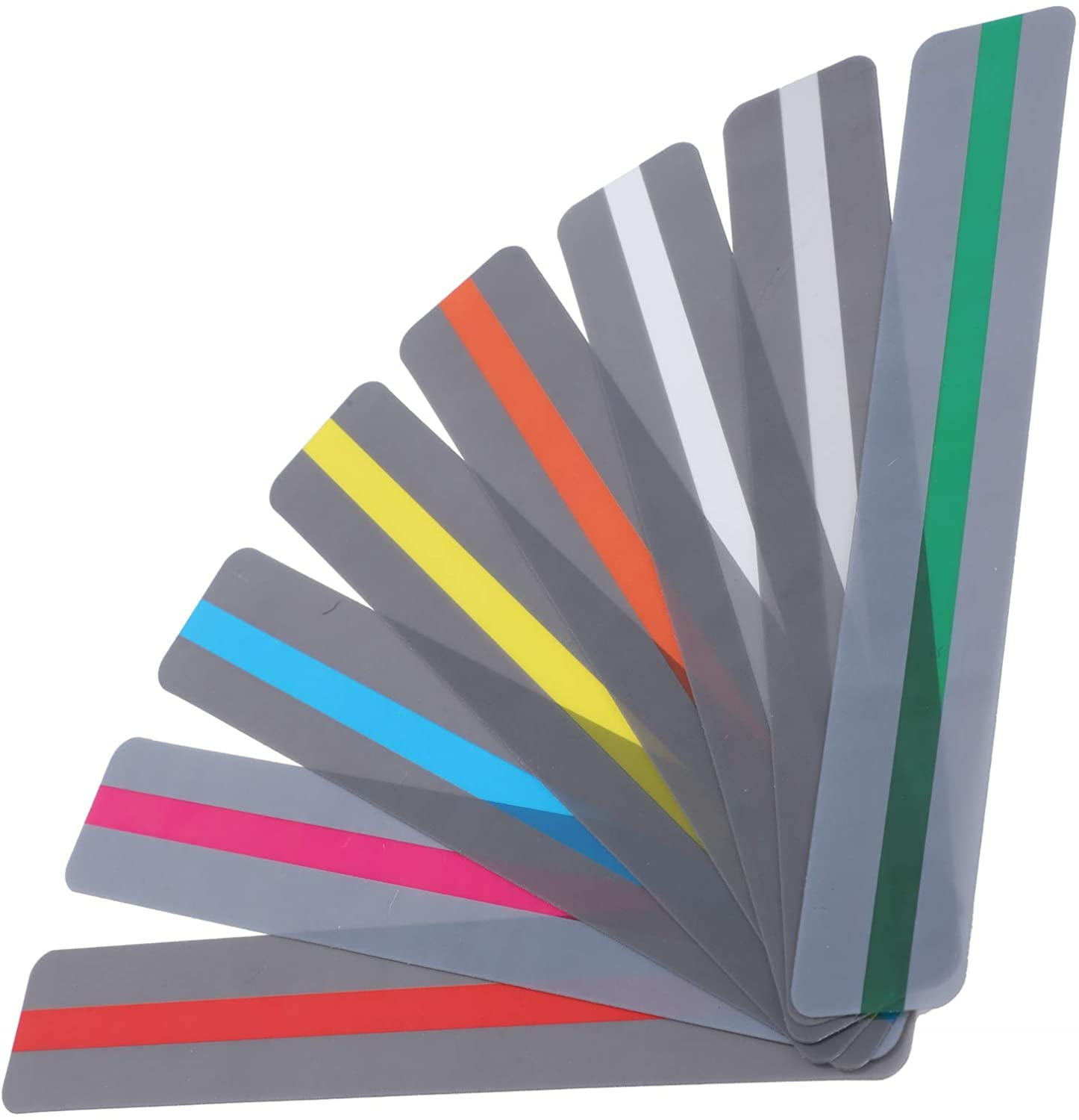 Coloured Bookmark Colored Overlays Bookmark,8Pcs Reading Strips Guided ...