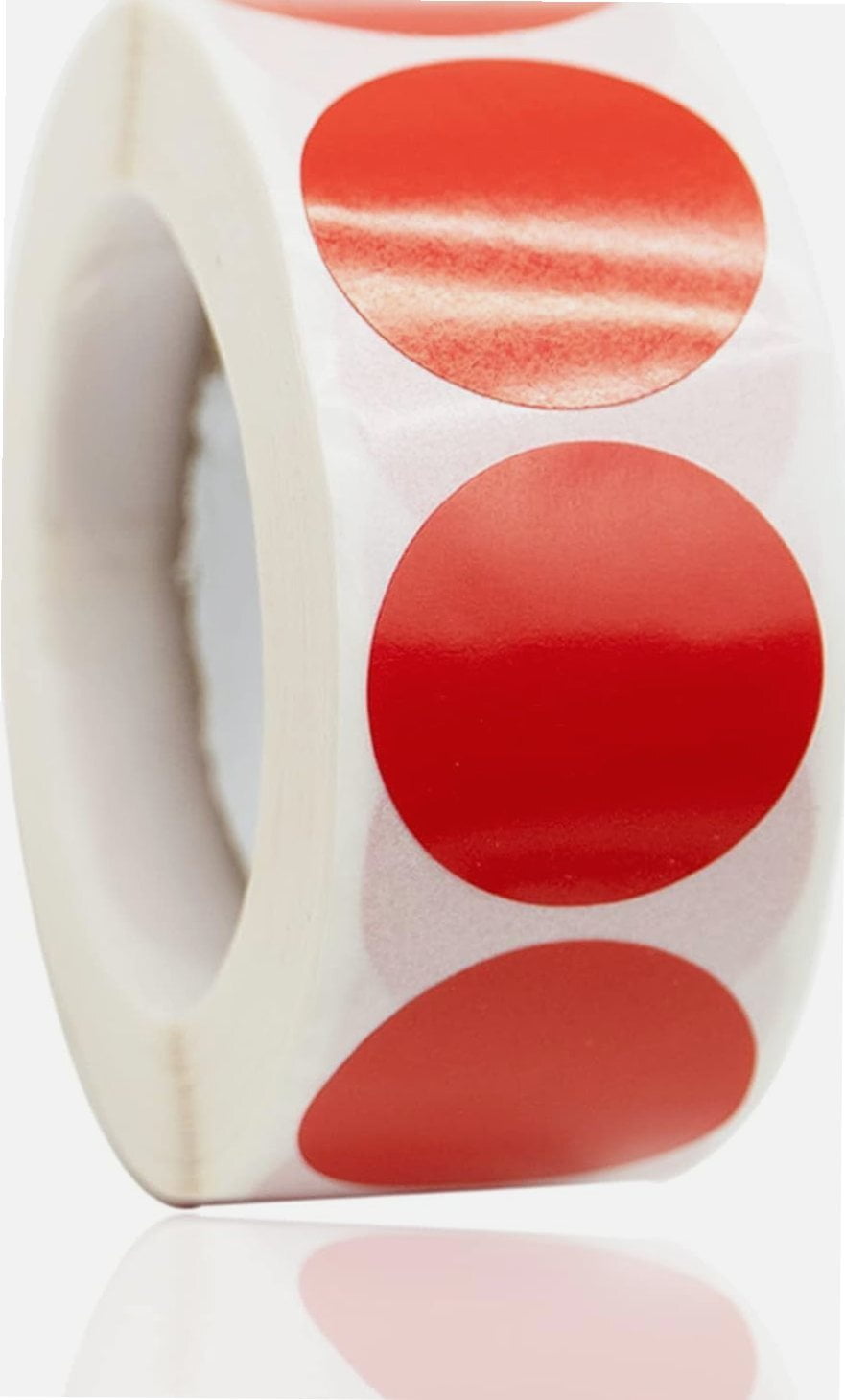 Coloured Dot Stickers 500 Pcs 25mm Red Self Adhesive Circle Sticky Dot ...