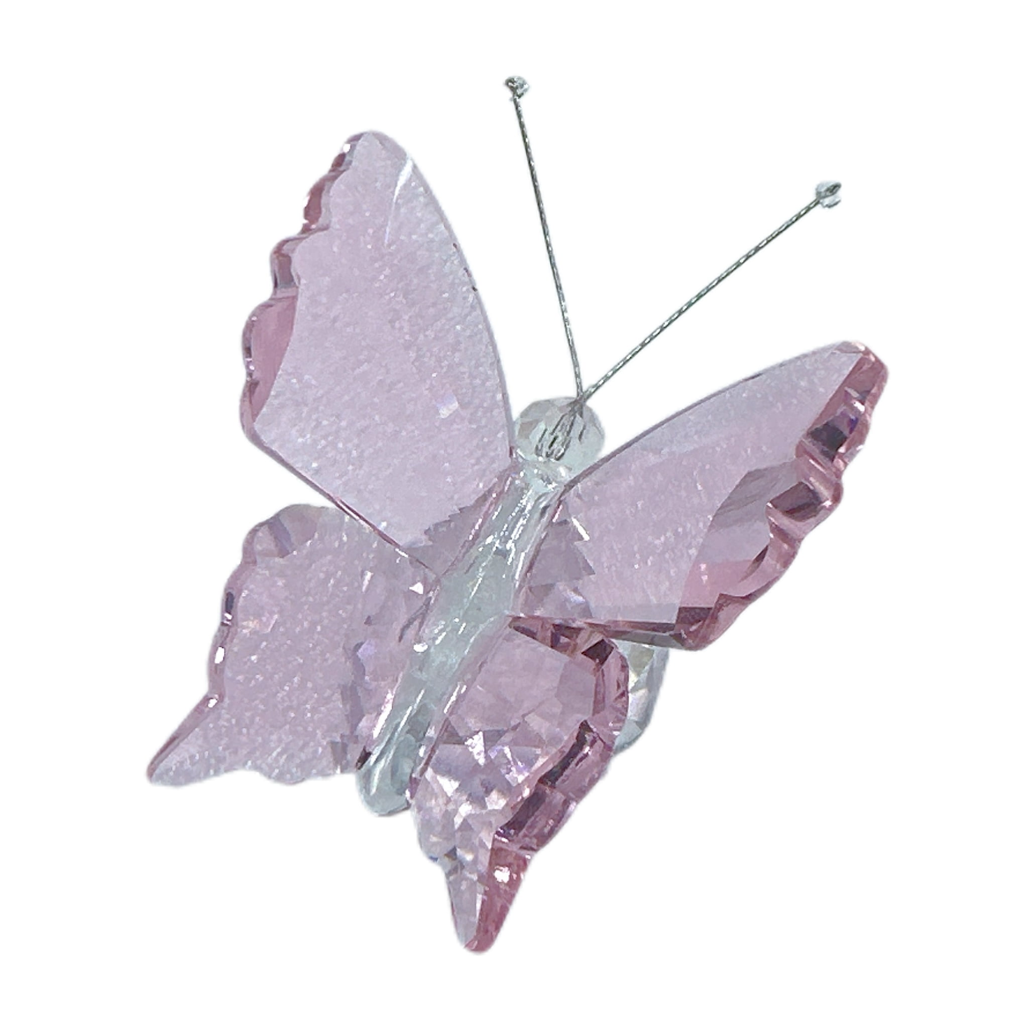 Coloured Glaze Butterfly Glass Butterfly Reiki healing Home Decoration ...