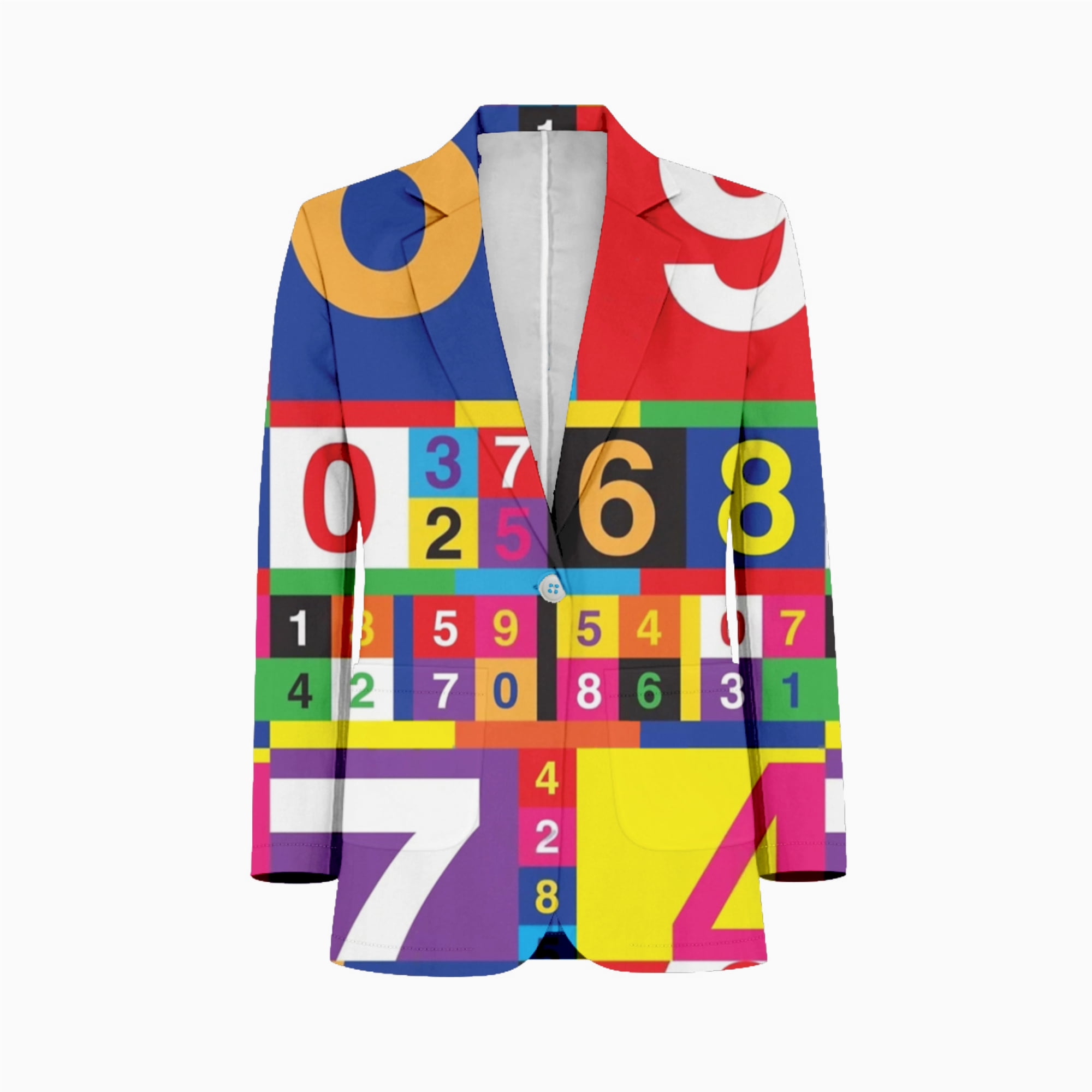 Coloured Numbers Mens Suits Shawl Collar Slim Fit Suit Mens Groom ...