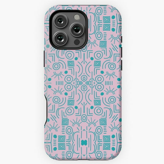 Coloured Scribble Modern Abstract Pattern Phone Case Compatible across ...