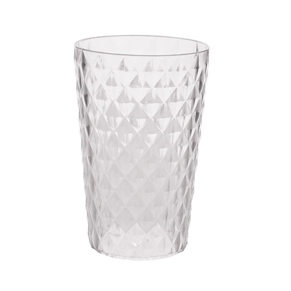 Coloured Tumblers Plastic Adults Water Juice Drinking Reusable Cup ...