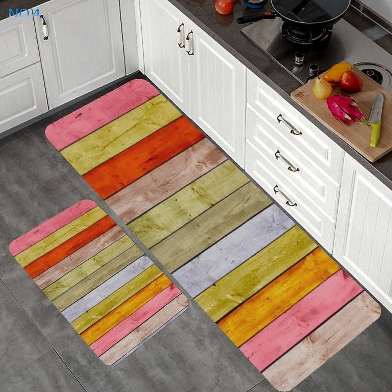 Colourful Bathroom Kitchen Carpet Hallway Doormat Washable Carpet ...