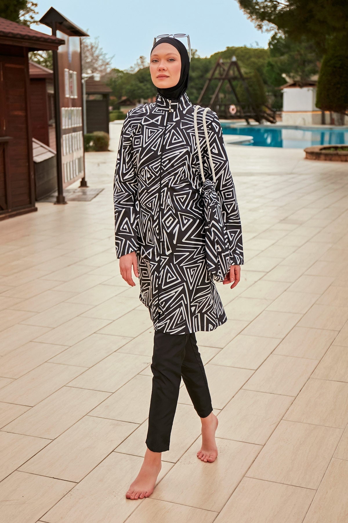 Colourful Burkini Modest Swimwear R2403 USA - Walmart.com