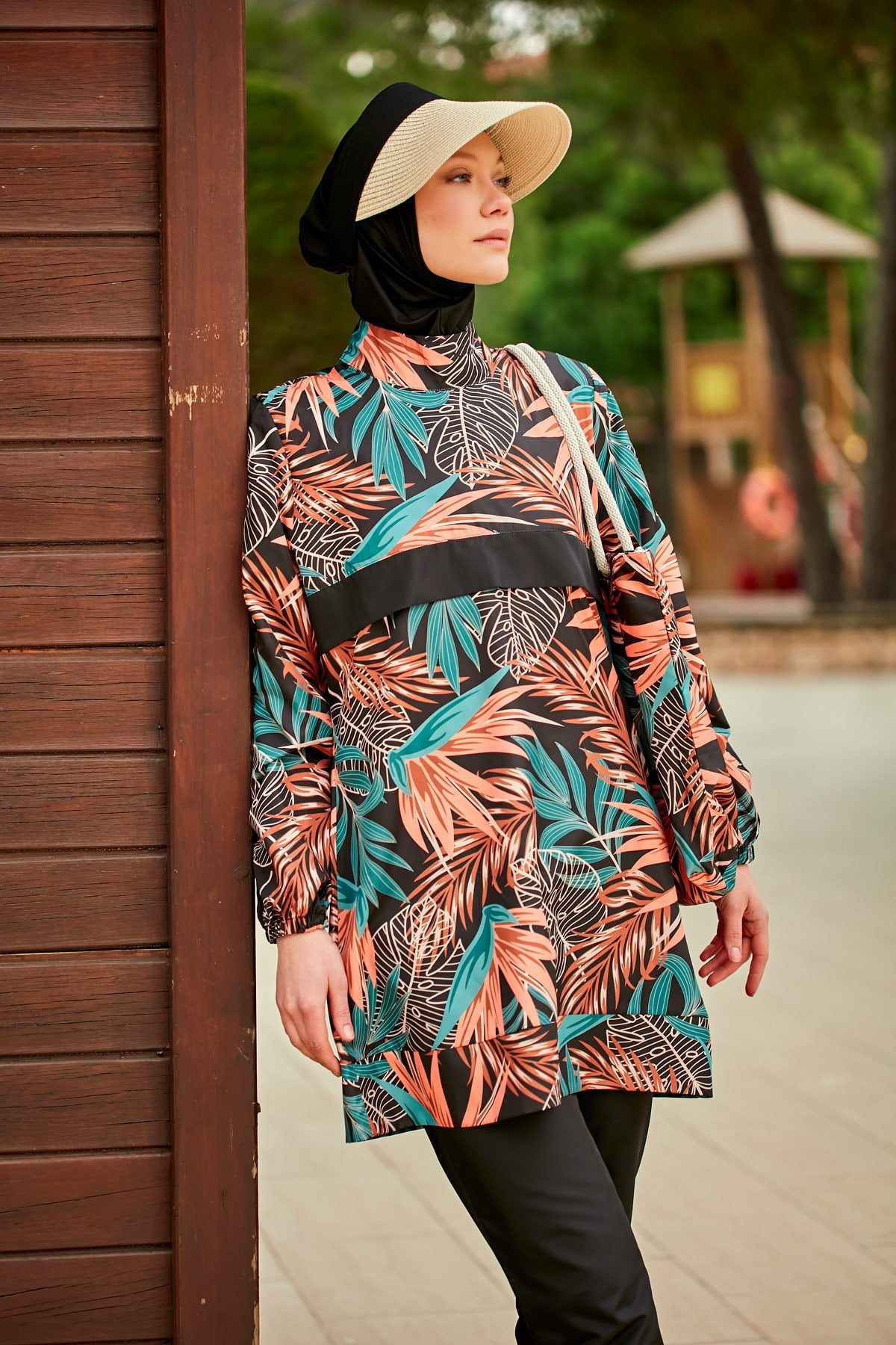 Colourful Burkini Modest Swimwear R2409 USA - Walmart.com