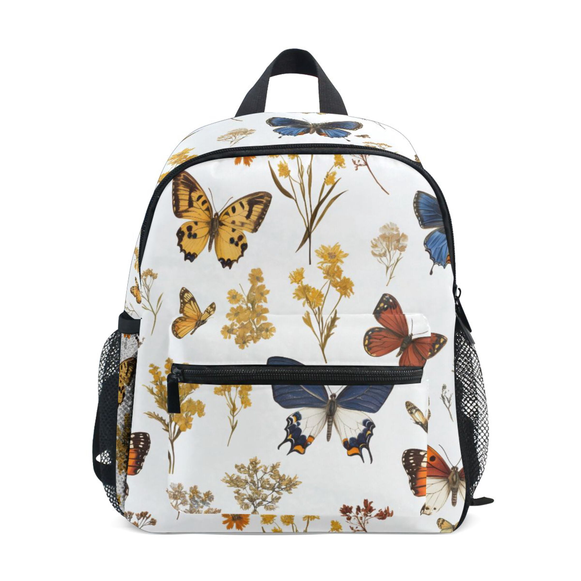 Colourful Butterfies Mini Backpack Cute Small Backpack with Chest Strap ...