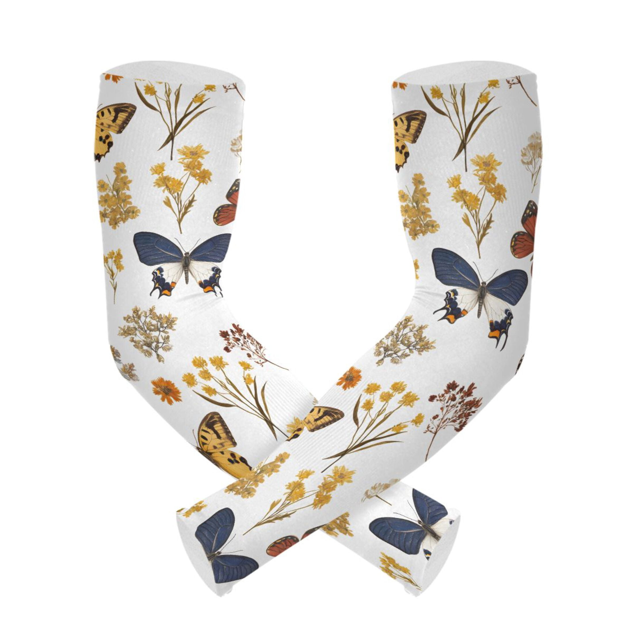 Colourful Butterfies UV Protection Cooling Arm Sleeves, Compression Sun ...