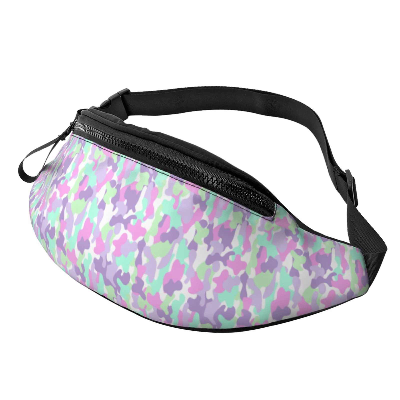 Colourful Camouflage Fanny Packs Waist Bag Crossbody Bags for Women Men ...