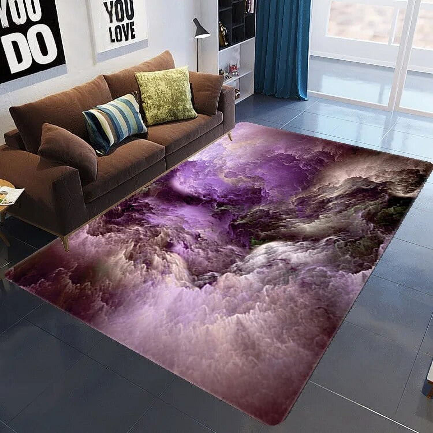 Colourful Cloud Carpet Abstract Art Pattern Nordic Style Home Simple ...