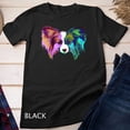 Colourful Dog Papillon Butterfly Ears Pet Animal Graphic T Shirt,for ...