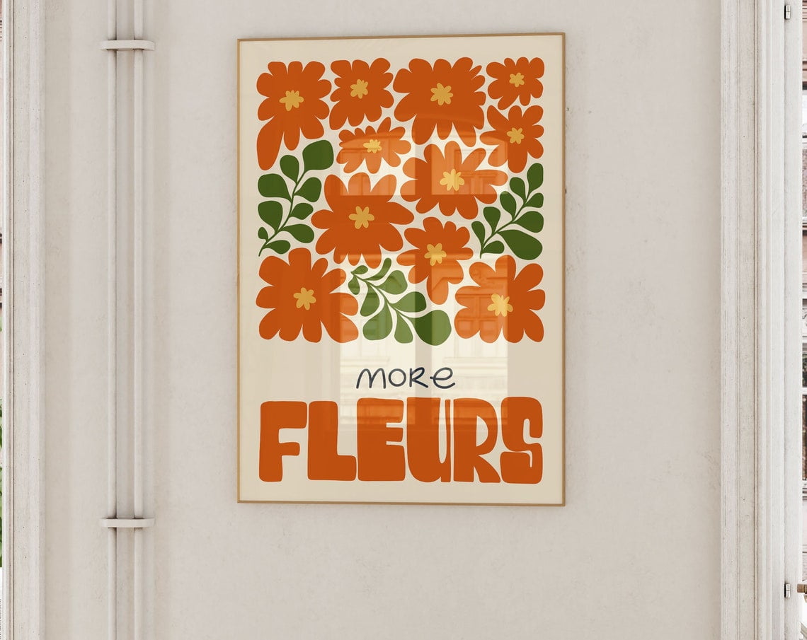 Colourful Flower Market Henri Matisse Watercolour Print, Boho Home ...