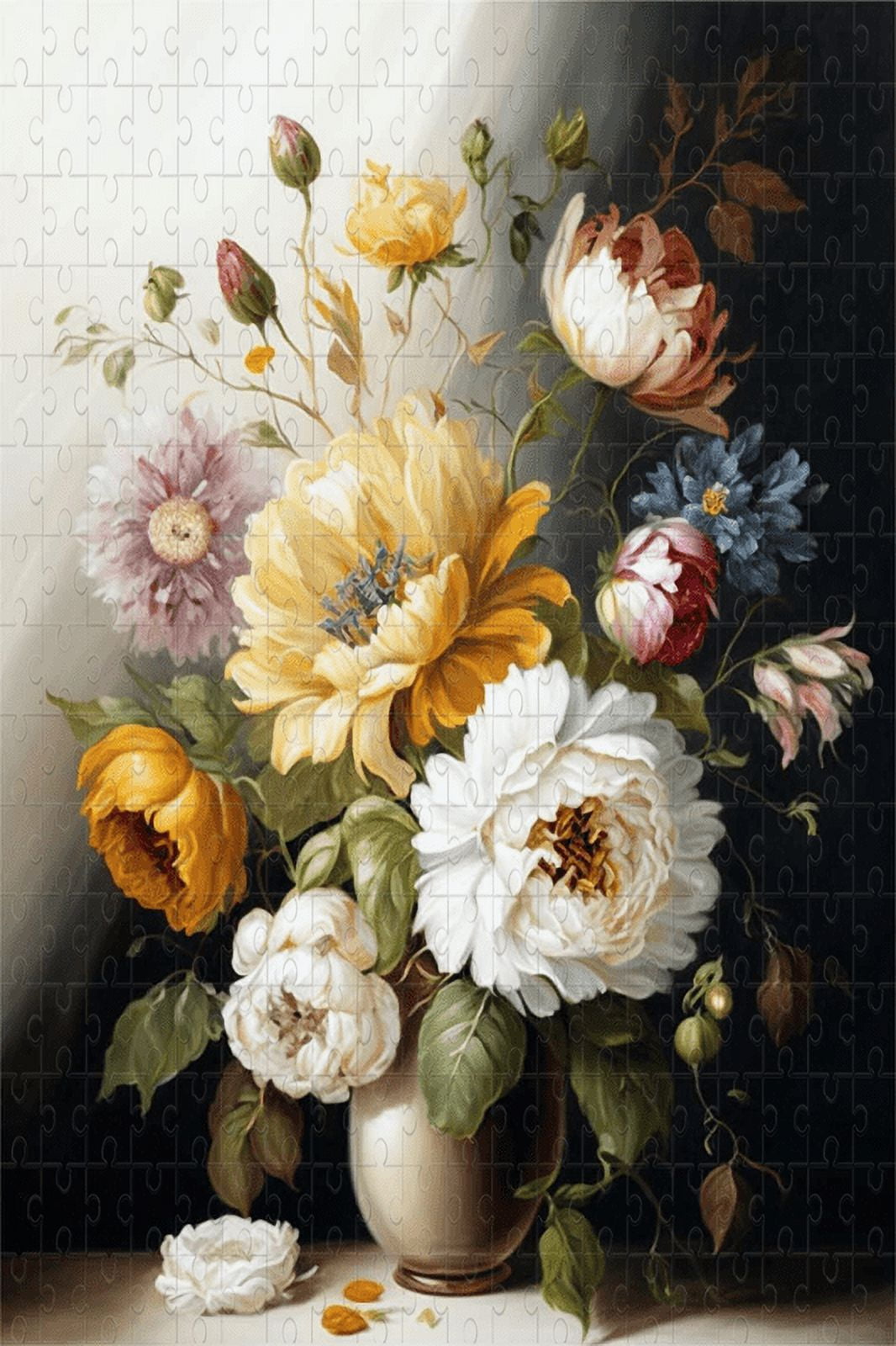 Colourful Flowers 500 Piece Puzzle Fun And Challenging Activity With ...