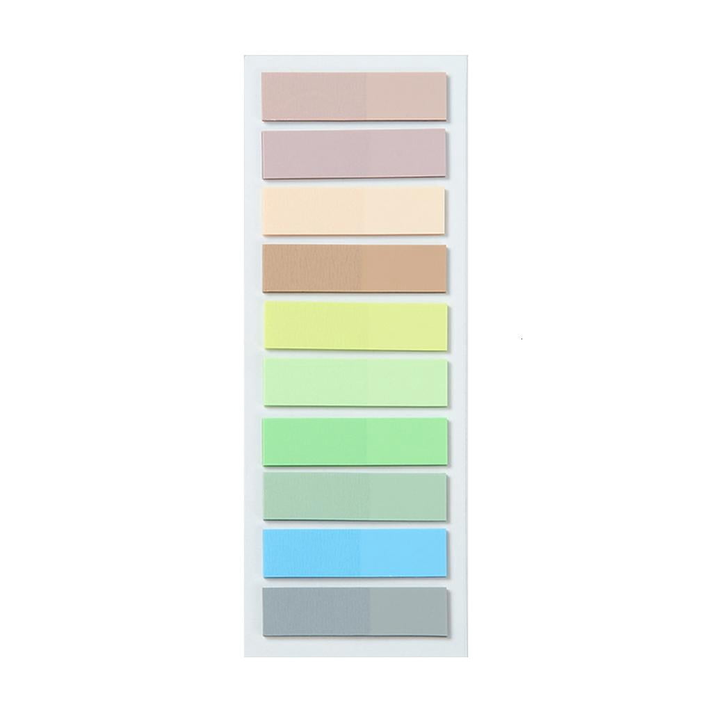Colourful Index Tabs Translucence Sticky Note Adhesive Sticky Pad Memos ...