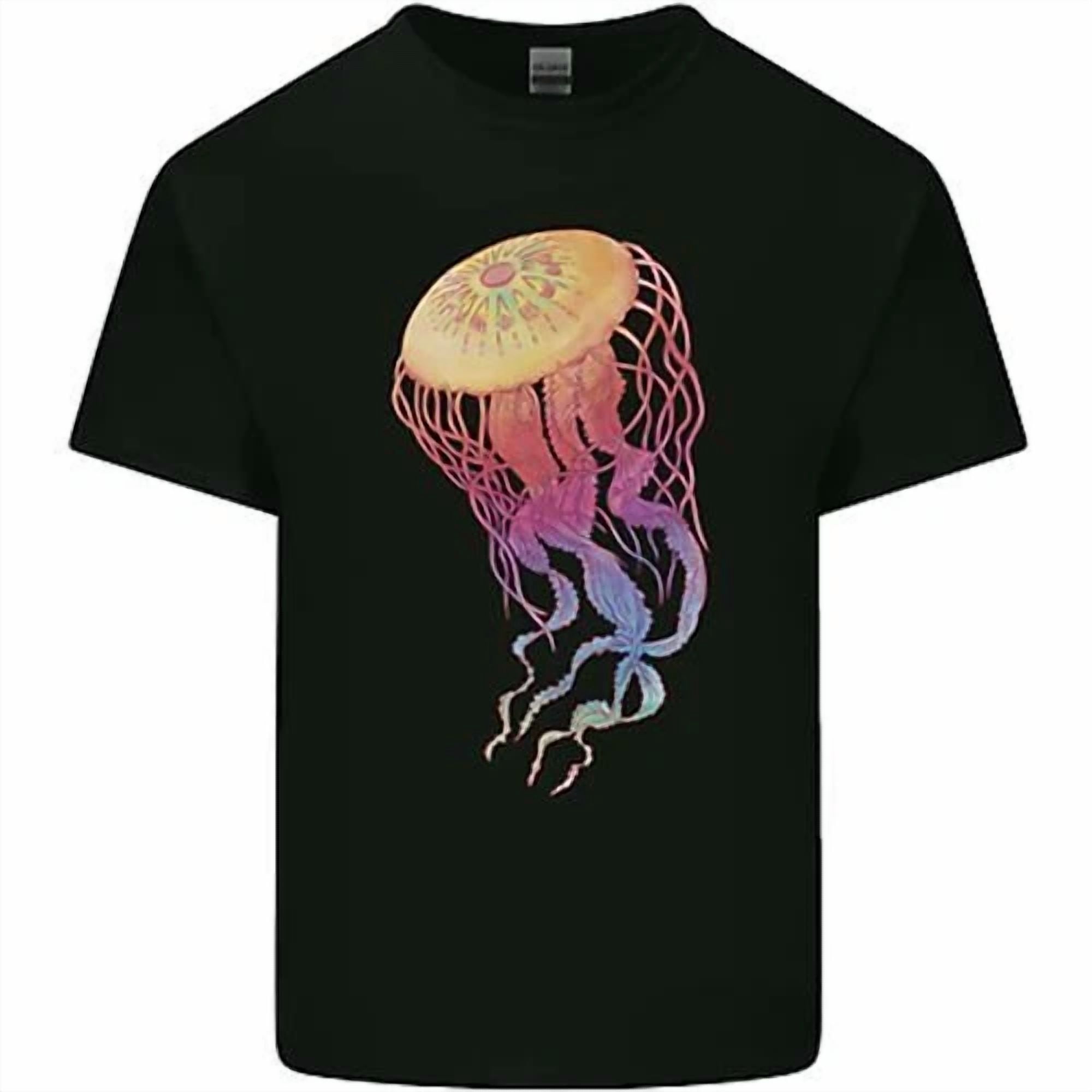 Colourful Jellyfish Ocean Life Kids T-Shirt Boys Girls - Walmart.com