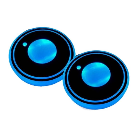 Colourful LED Coasters Beverage Mat USB Powered Vehicle Decoration For ...