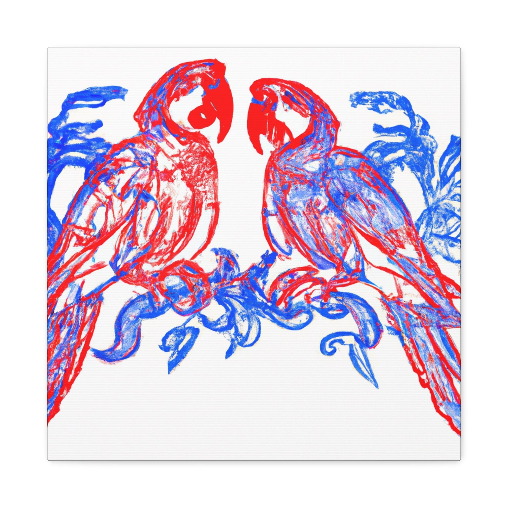 "Colourful Macaw Splendour" - Canvas - Walmart.com