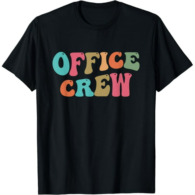 Colourful Office Crew School Front Office Squad Admin Team T-Shirt ...