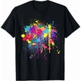 Colourful Paint Splashed Colours Gift Unisex T-Shirt - Walmart.com