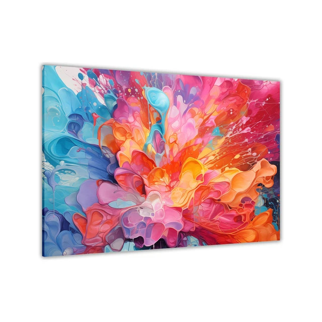 Colourful Painting Abstract Wall Art Picture Print Art Home Decor ...