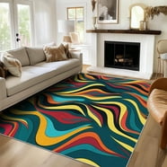 HOMERRY 8' x 10' Living Room Rug Washable Rug Large Modern Area Rugs ...