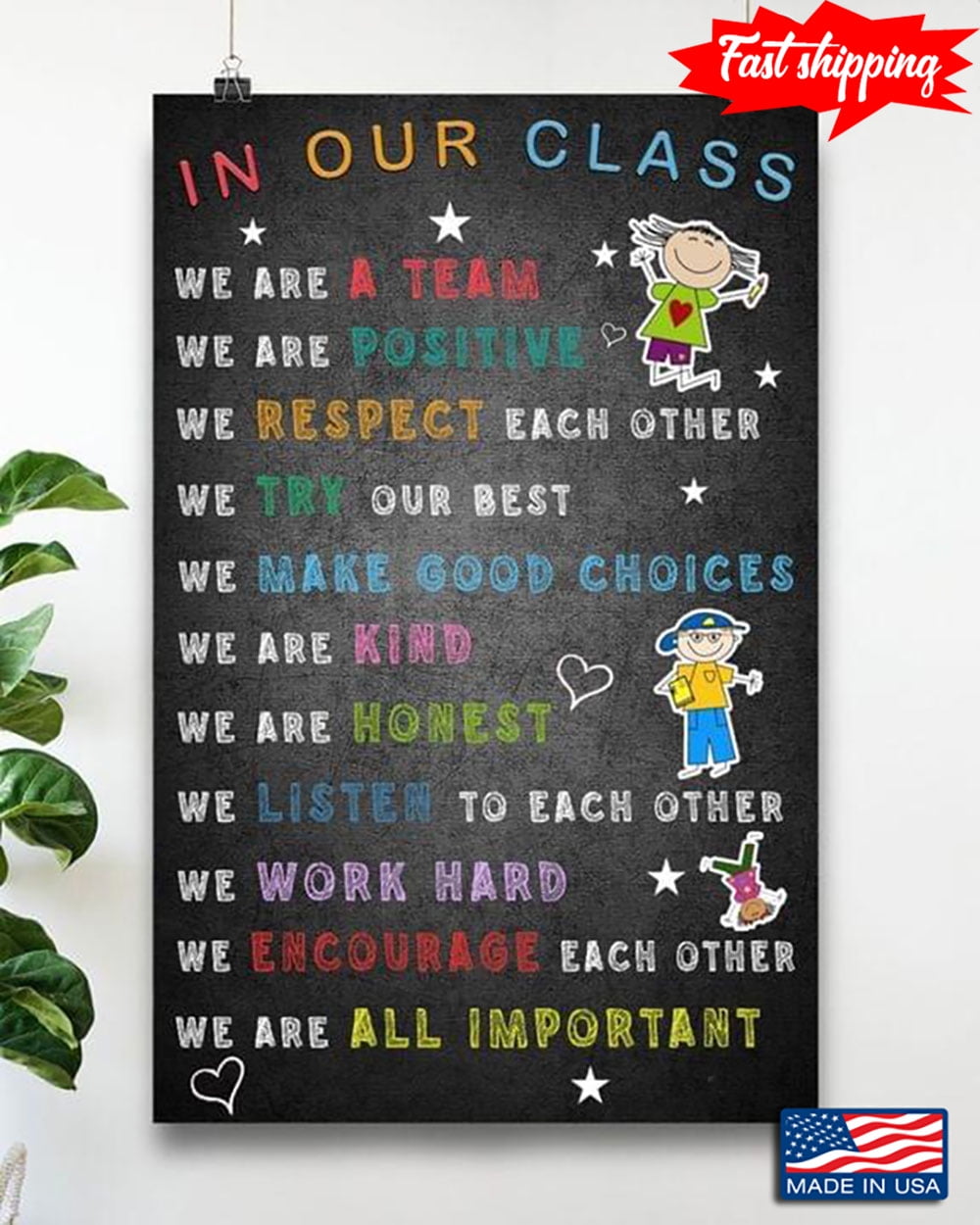 Colourful Students In Our Class We Are A Team We Are Positive We ...