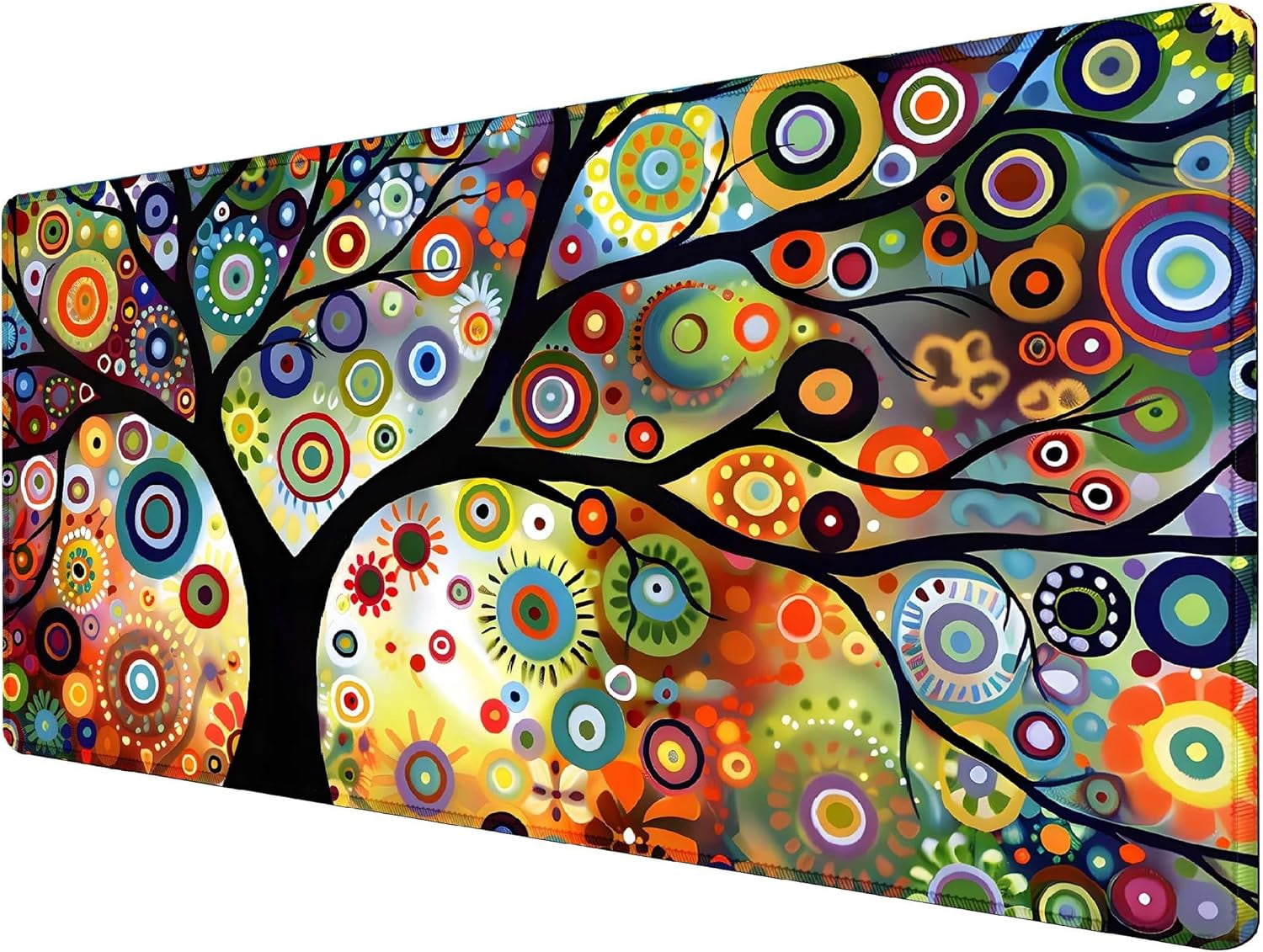 Colourful Tree of Life Large Mouse Pad, Big Desk Pad Mat,XXL Extended ...