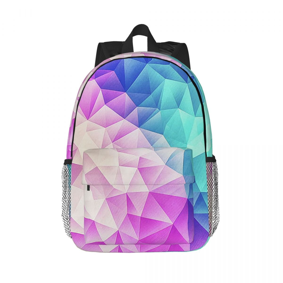 Colourful Triangles Shapes Travel Backpack Women Men Computer Bookbag ...