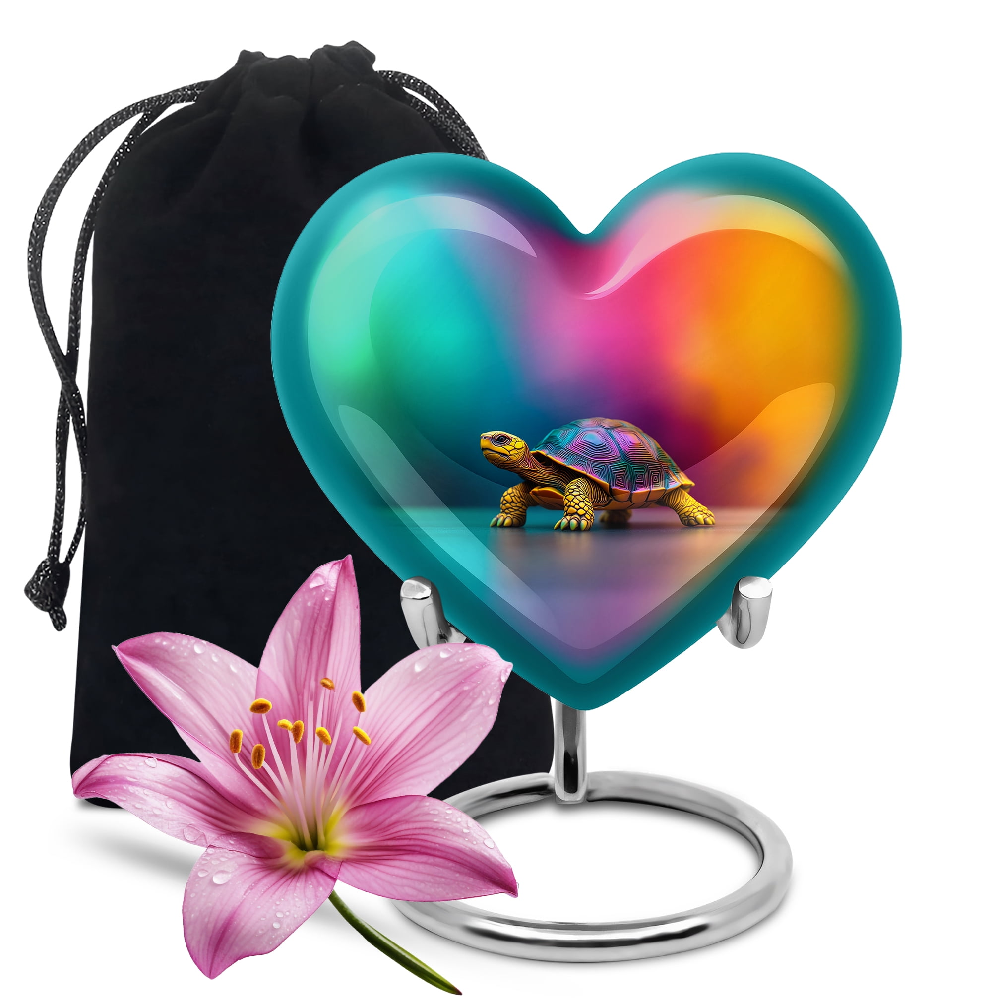 Colourful Turtle, Large Urns for Human Ashes Adult, Urns for Mom Ashes ...