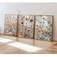 Colourful Wildflower Boho Floral Botanical Modern Pressed Flowers ...