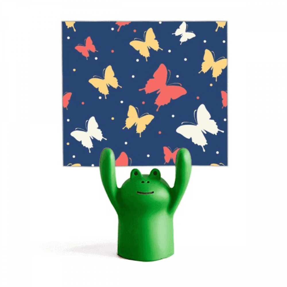 Colourful in Dots Memo Holder Cartoon Animal Frog Stand Decoration ...