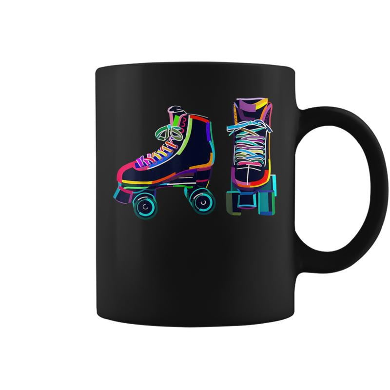 Colourfull Roller Skate Novelty Graphic Rollerskate Skating Coffee Mugs ...