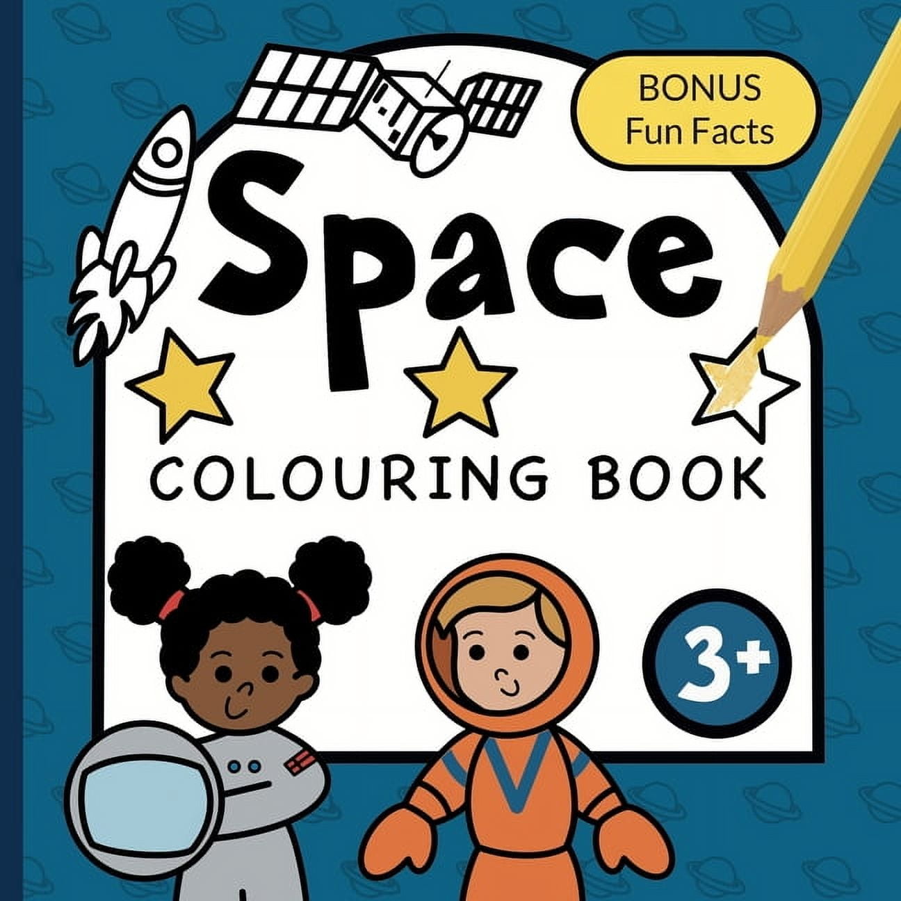 Colouring Book Space For Children: Astronauts, Planets, Rockets and ...