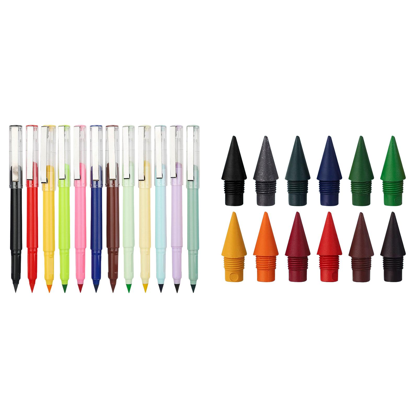 Colouring Pencils, Pack of 12 Swify Colouring Pencils Metal Eternal ...