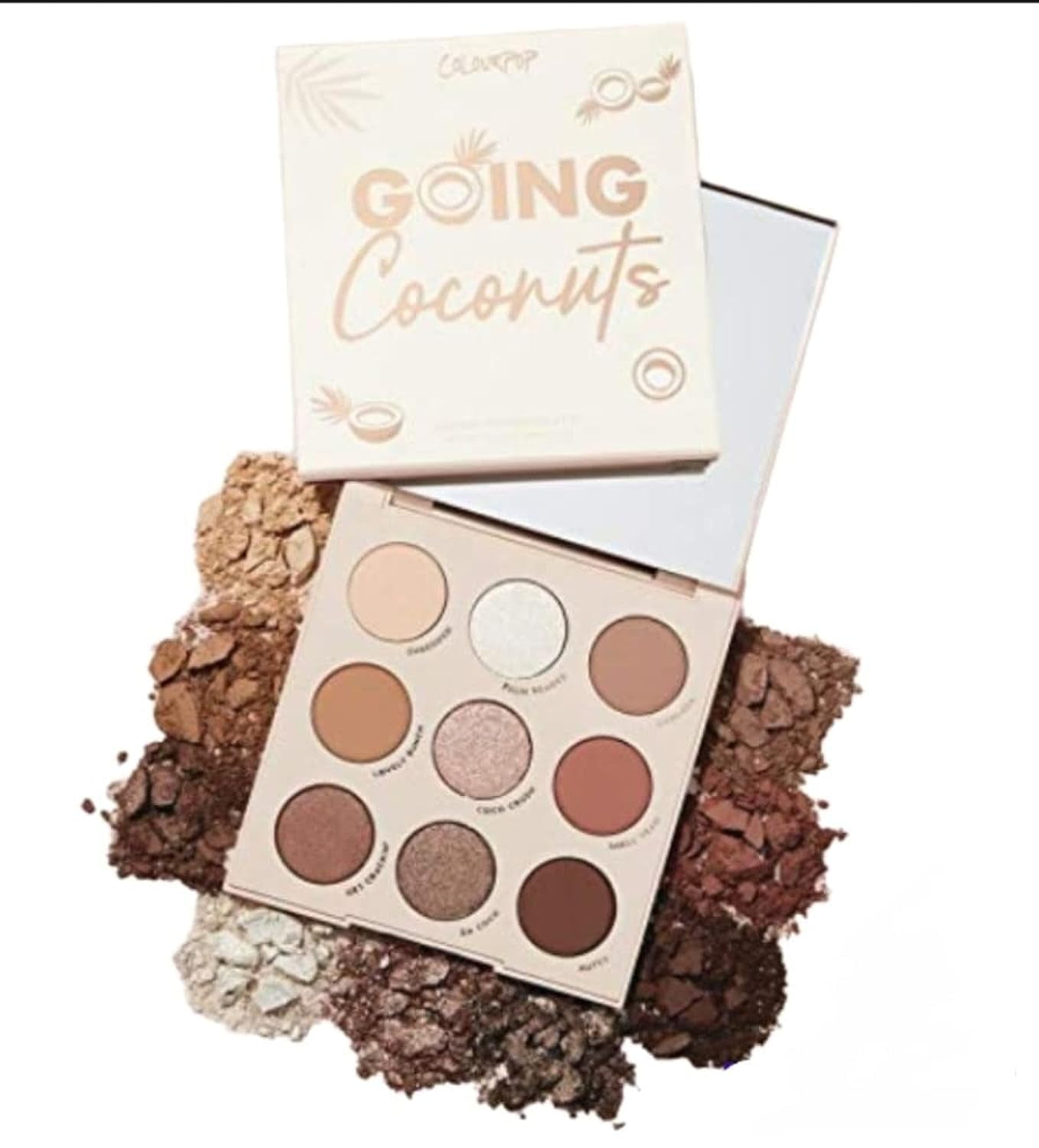 Colourpop ''Going Coconuts'' Shadow Palette - 9 Pan Eyeshadow Palette ...