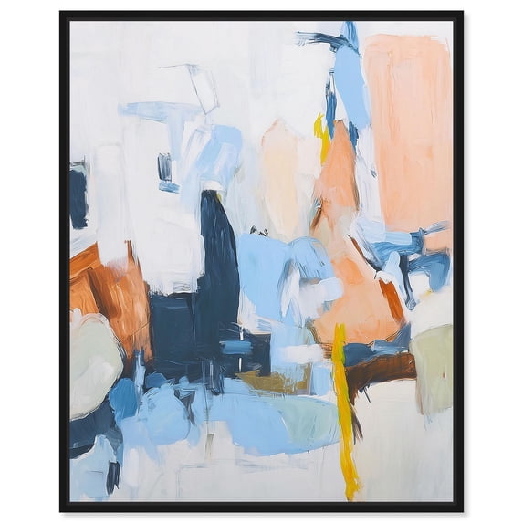 Colours of the Coast I Canvas Print Blue Wall Decor by Art Remedy ...